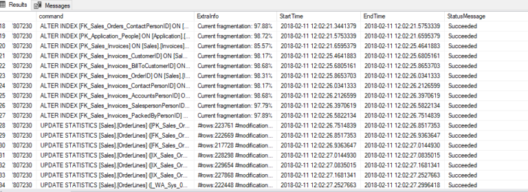 Azure: ReIndexing with Azure SQLDB – at@SqlTooLs()