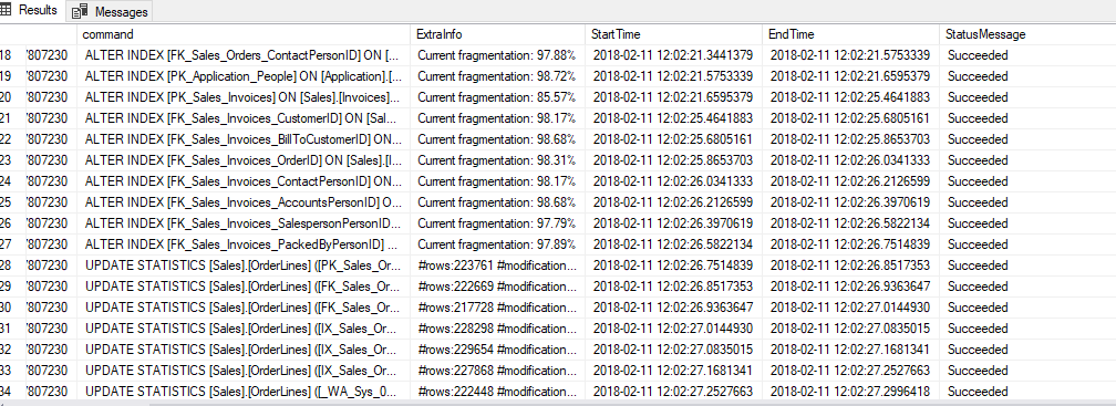 Azure: ReIndexing with Azure SQLDB – at@SqlTooLs()